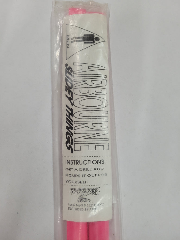 Vintage AIRBOURNE SLIDEY THINGS 4 Hole Skateboard Rails 15.5" PINK ...
