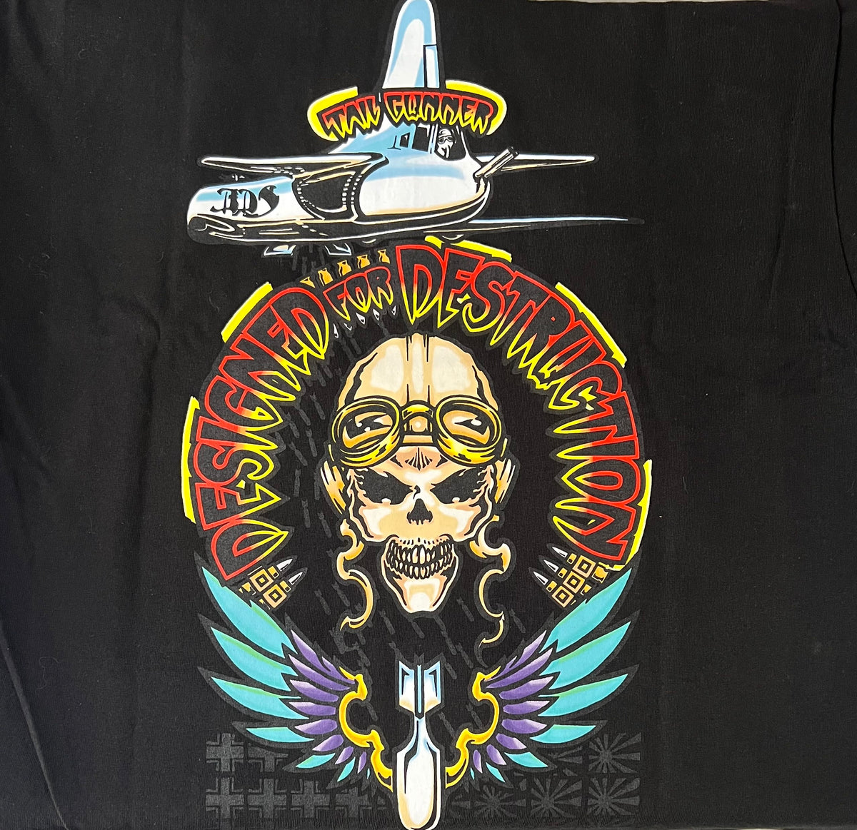 XXL BDA TailGunner Skateboard Art Shirt - Black – SK8supply.com