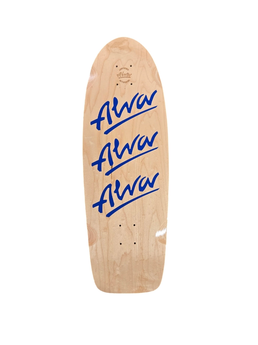 ALVA TRI LOGO Skateboard Deck -BLUE- – SK8supply.com