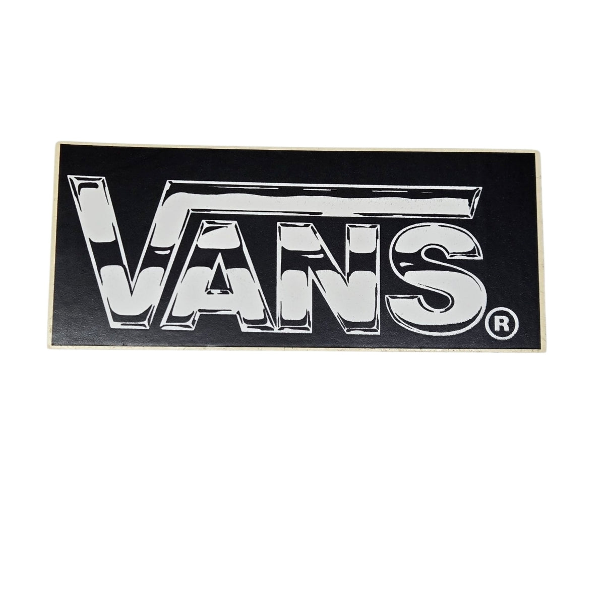 4.5" Vintage 90s VANS Sticker - BLACK – SK8supply.com