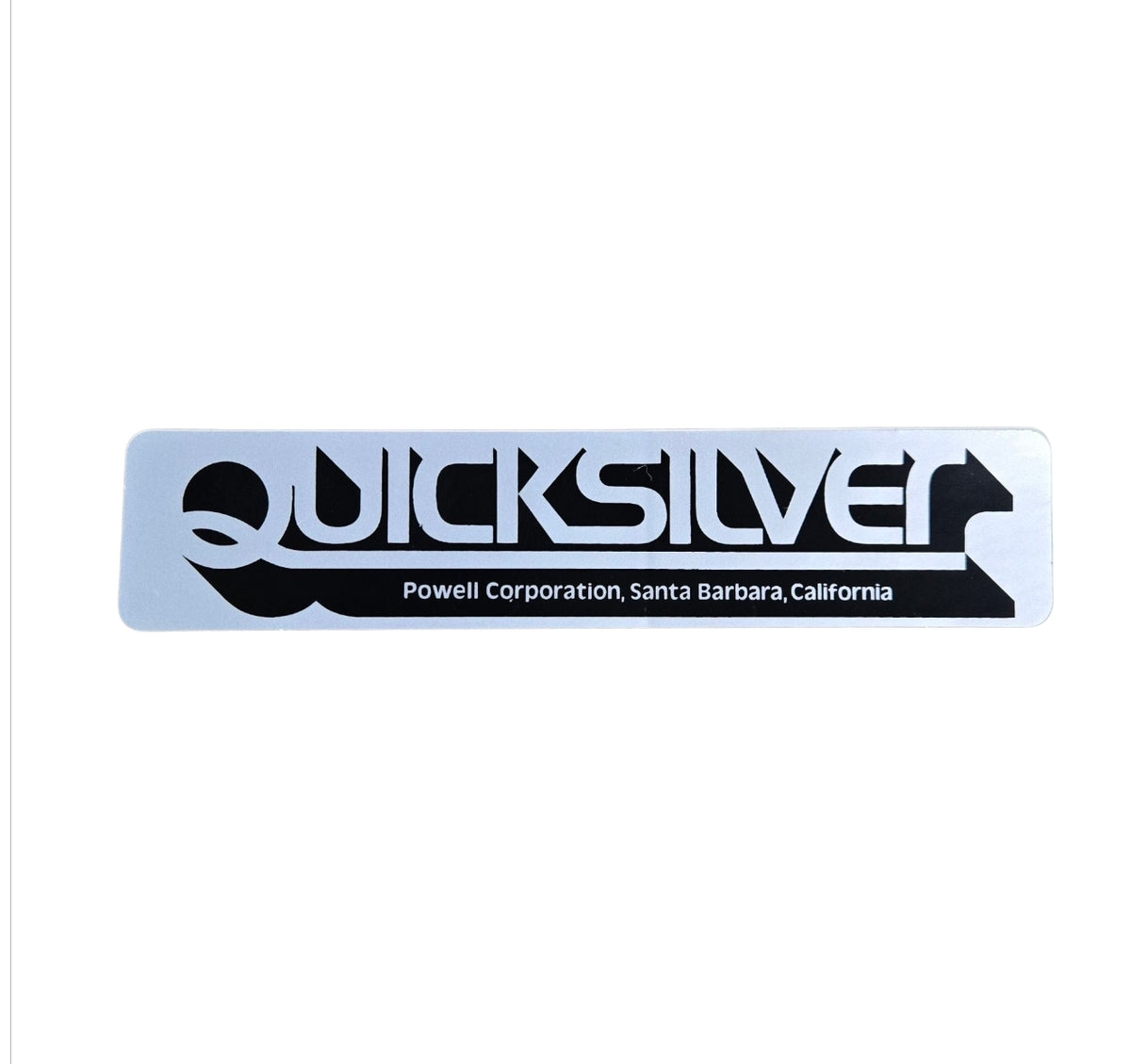 Vintage Powell Peralta QUICKSILVER Sticker - SILVER – SK8supply.com