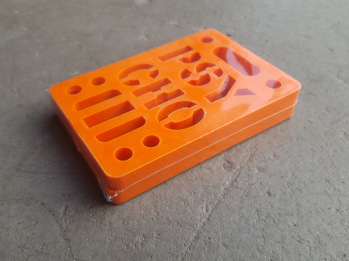 Riser Pads Psycho Risers - 1/4" ORANGE – SK8supply.com