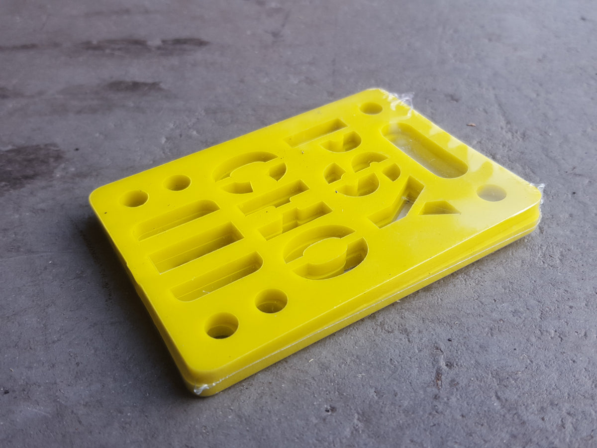 Riser Pads Psycho Risers - 1/8" YELLOW – SK8supply.com
