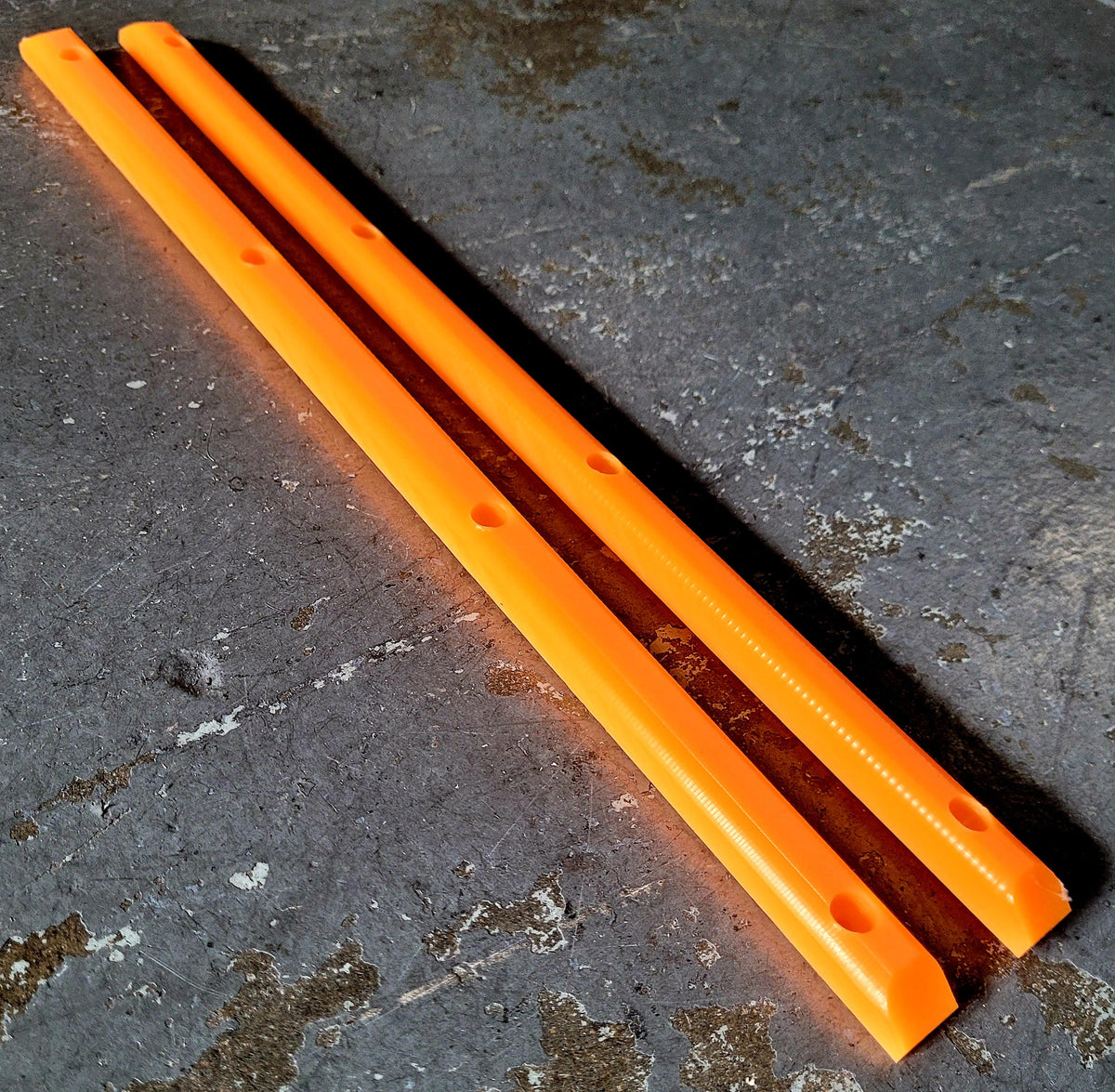 Vintage 80s ODI 4 Hole Skateboard Rails w/Screws 14.25" - ORANGE ...
