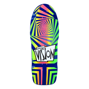 Vision ORIGINAL VISION "GATOR" reissue skateboard deck - NAVY RAINBOW ...