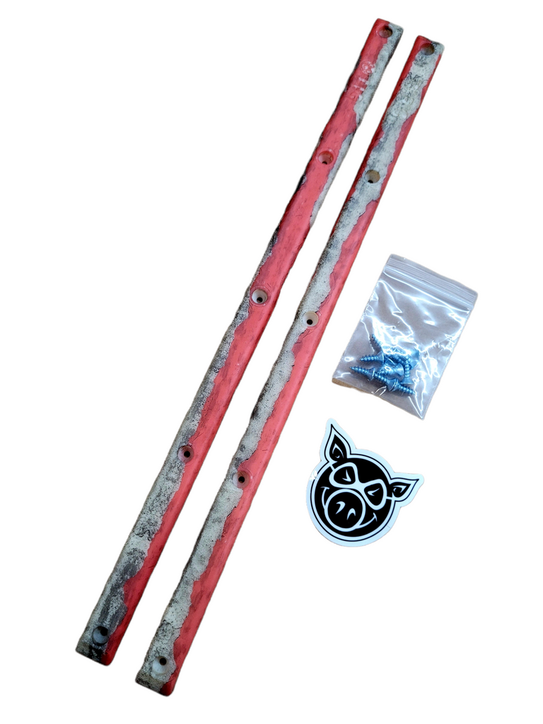 PIG Skateboard Rails 1 SET - SKATED RED CURB COLOR – SK8supply.com